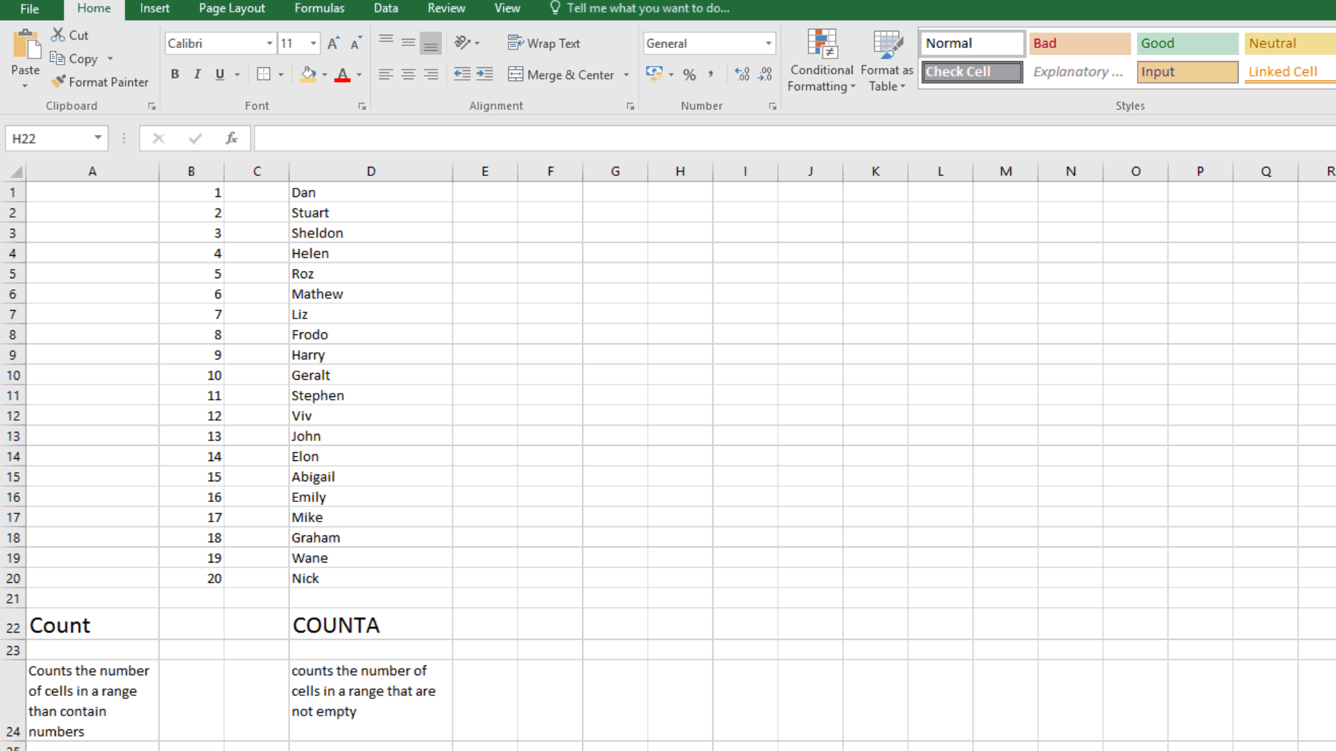 Excel Basic Functions Or Formulae SUM AVERAGE COUNT Support And 