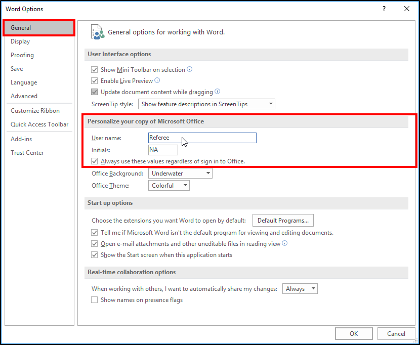 Word How To Anonymise Your Comments Support And Information Zone